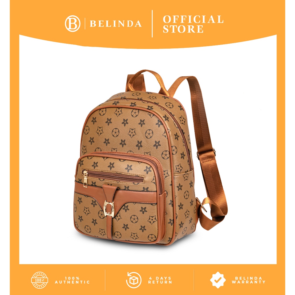 Belinda Women Bag D3807 Korean Fashion original Backpack PU Leather Bag ...