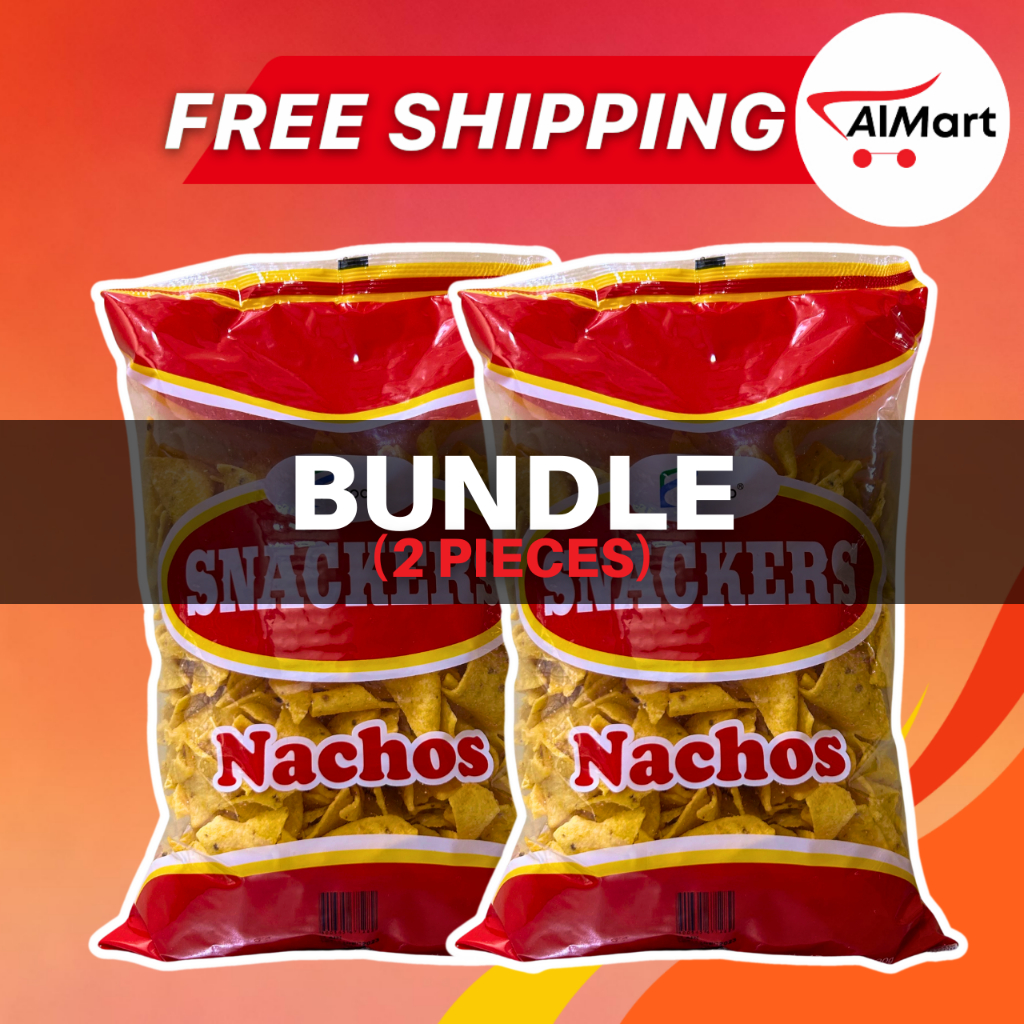 BUNDLE! (2 PCS) SNACKERS NACHOS PLAIN (500 GRAMS) | Shopee Philippines