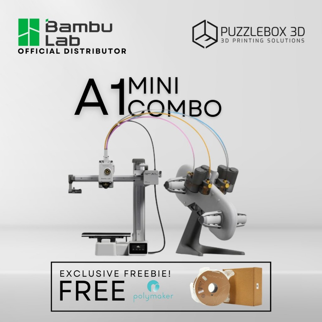 Bambu Lab A1 Mini and A1 Mini Combo series allows 4-Color AMS lite Full ...