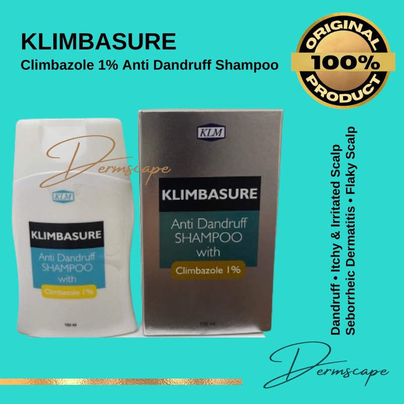 KLIMBASURE Anti-dandruff shampoo Climbazole 1% Dermagrade ORIGINAL ...