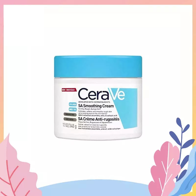 Cerave SA Smoothing Cream For Rough & Bumpy Skin 340g | Shopee Philippines