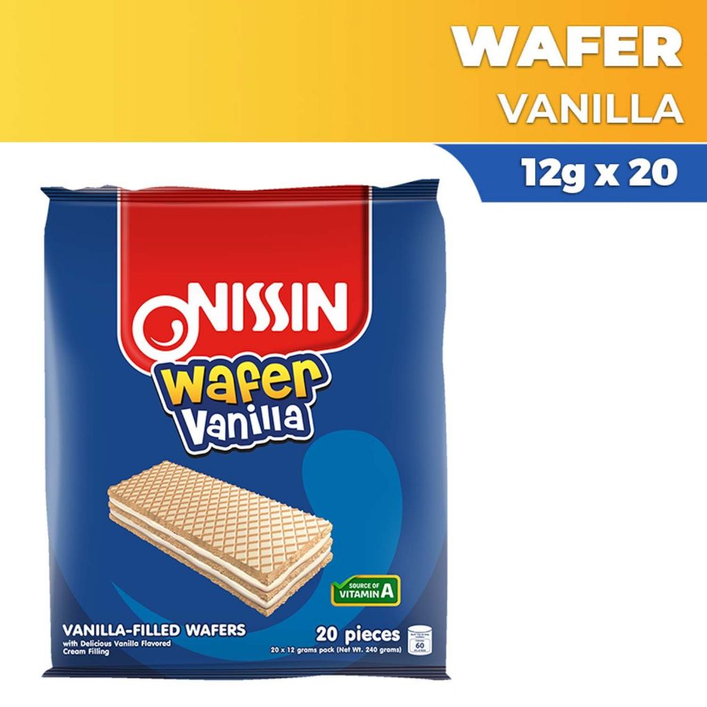 Nissin Wafer Vanilla 12g x 20 | Shopee Philippines
