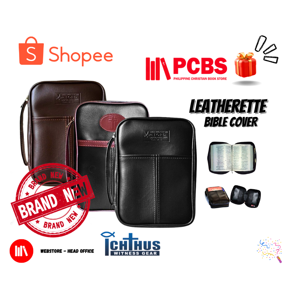 PCBS Bible Cover Leatherette (ICHTHUS BIBLE COVER DESIGNS) with Zipper ...