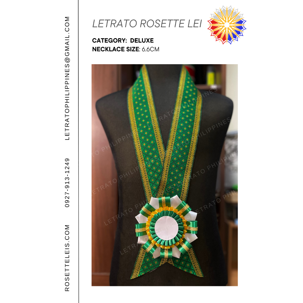 Rosette Lei Garland for Corporate Events and VIPs (Deluxe) | Shopee Philippines