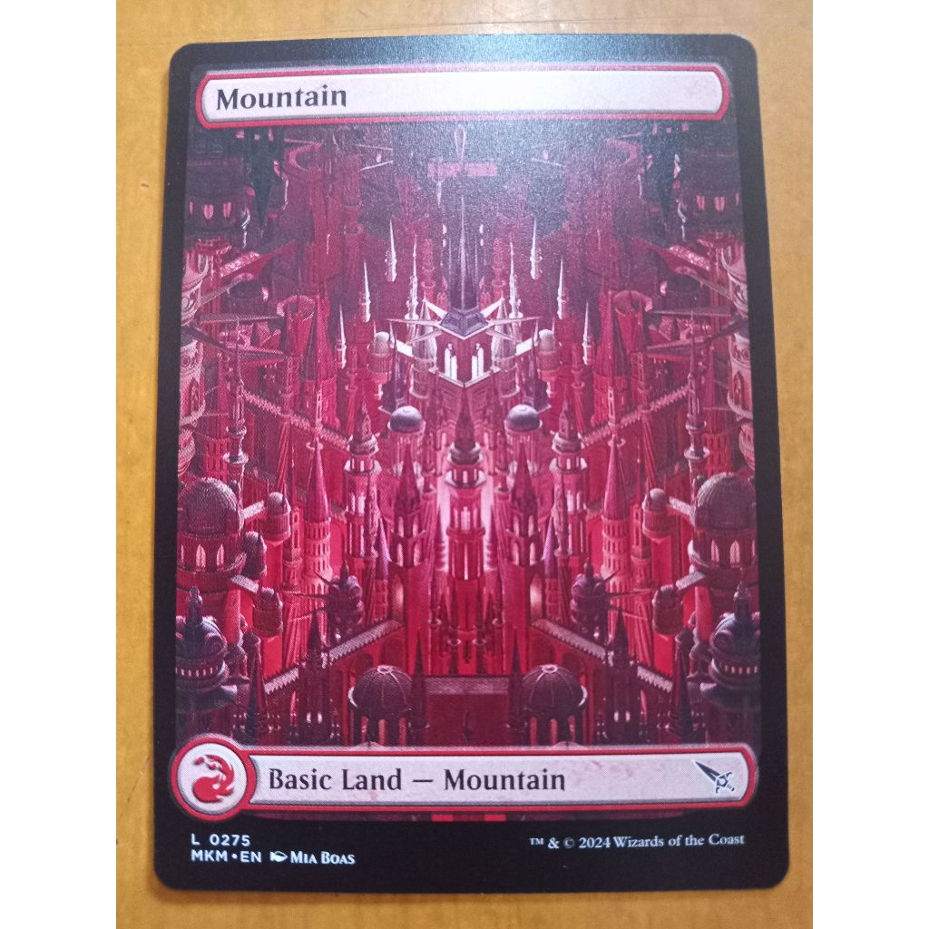 MTG Mountain (275) Full Art Land Murders at Karlov Manor MKM Magic the ...