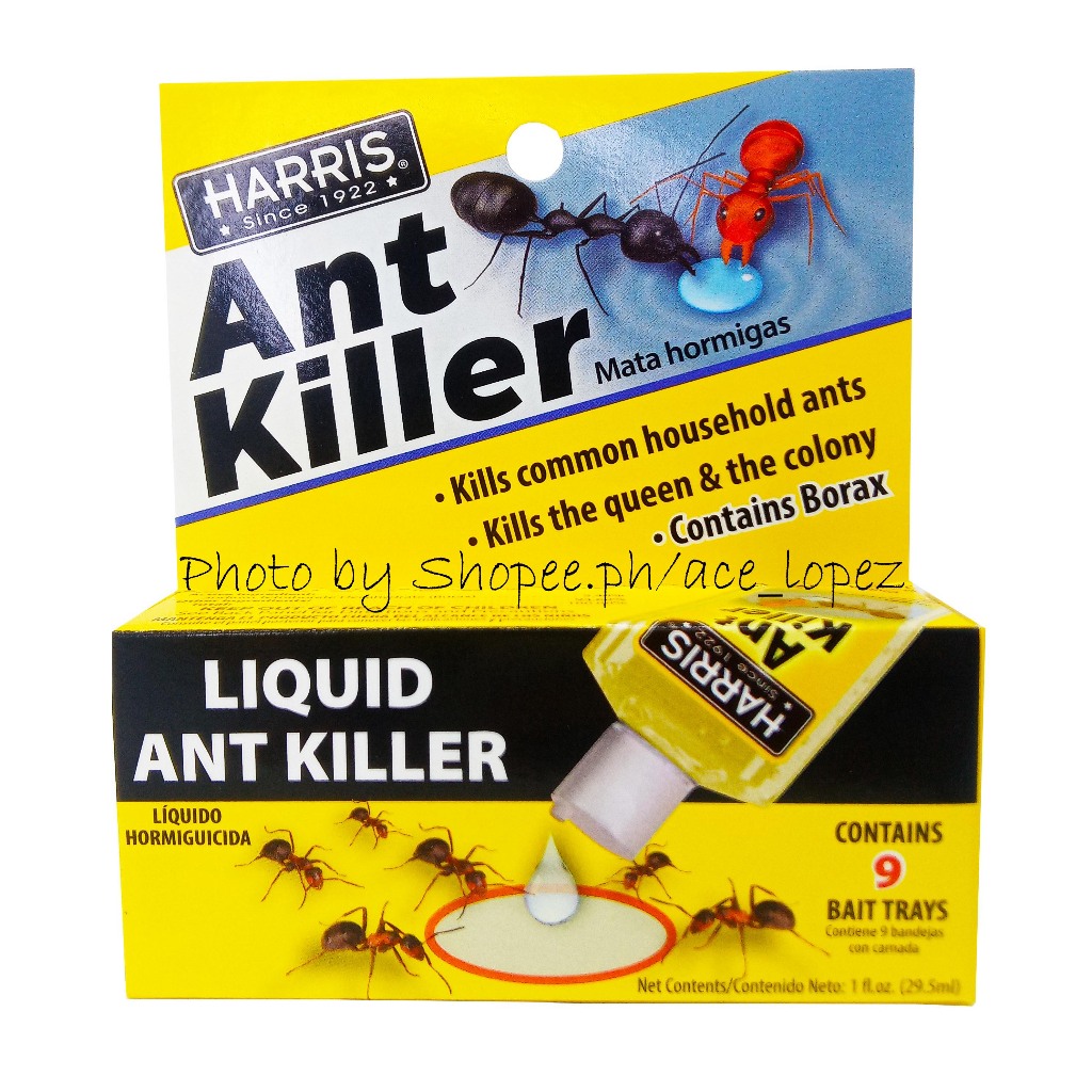 Harris Borax Liquid Ant Killer, 1oz - Includes 9 Bait Trays _ALS2127 ...