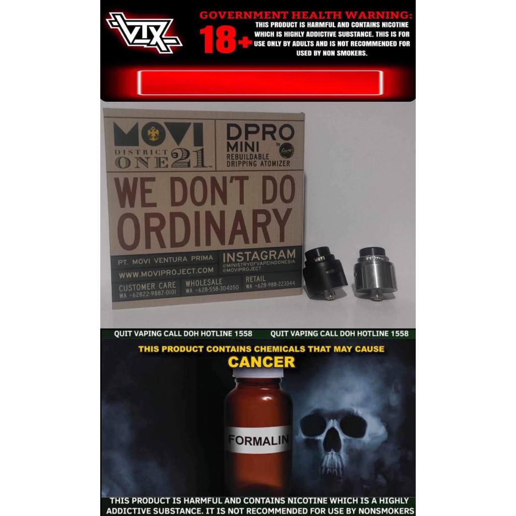 DPRO MINI RDA BY COIL ART 22MM RDA ( Rebuildable Dripping Atomizer ...