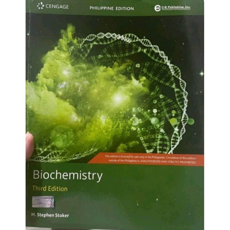 Biochemistry 3rd edition by stoker | Shopee Philippines