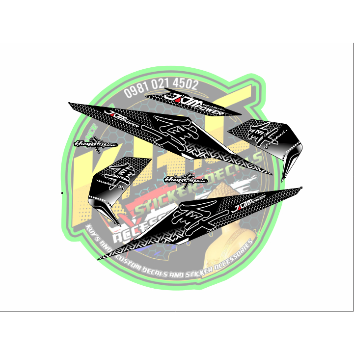 Honda Beat Fi Hayabusa Decals sticker | Shopee Philippines
