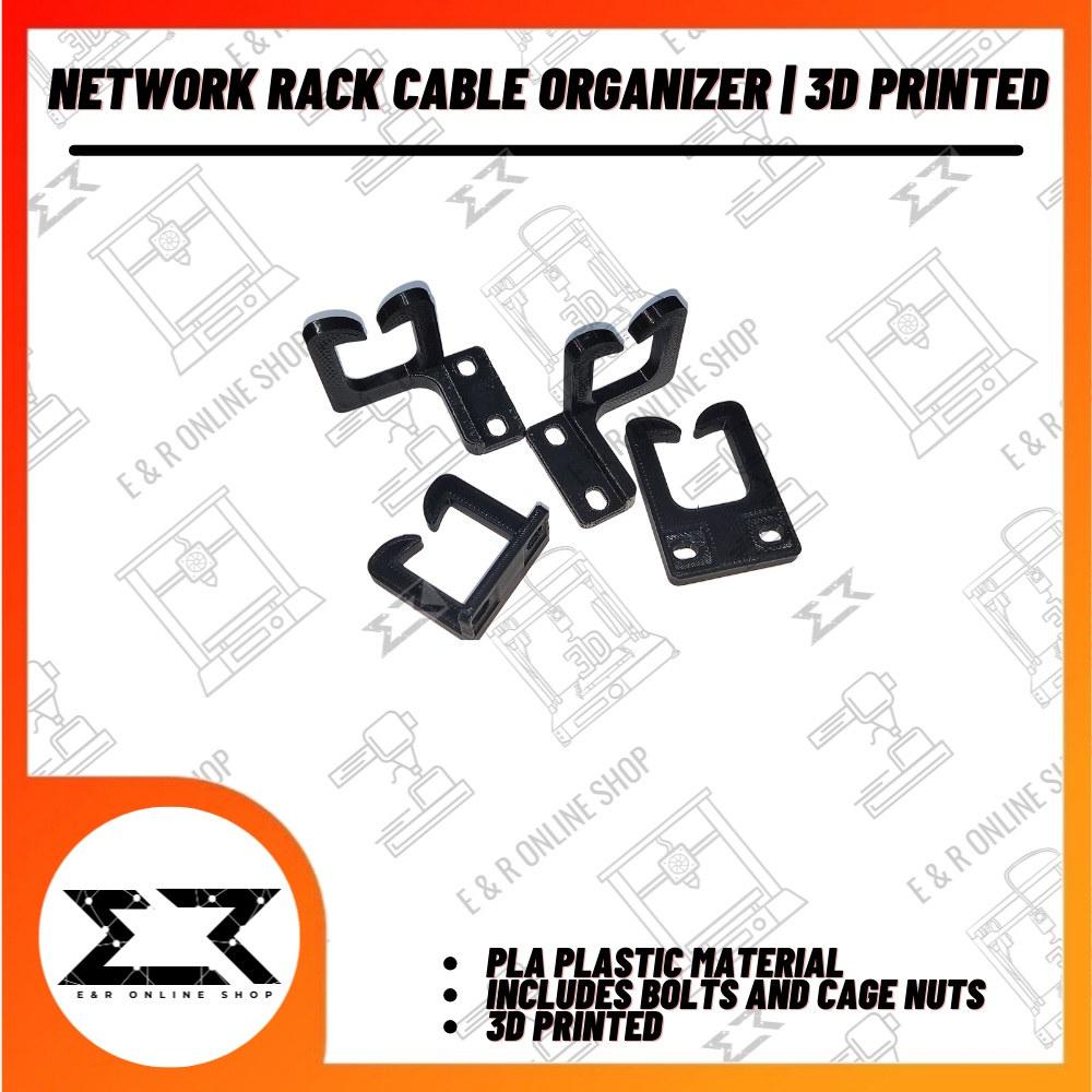 Network Rack Cable Organizer 3D Printed | Shopee Philippines
