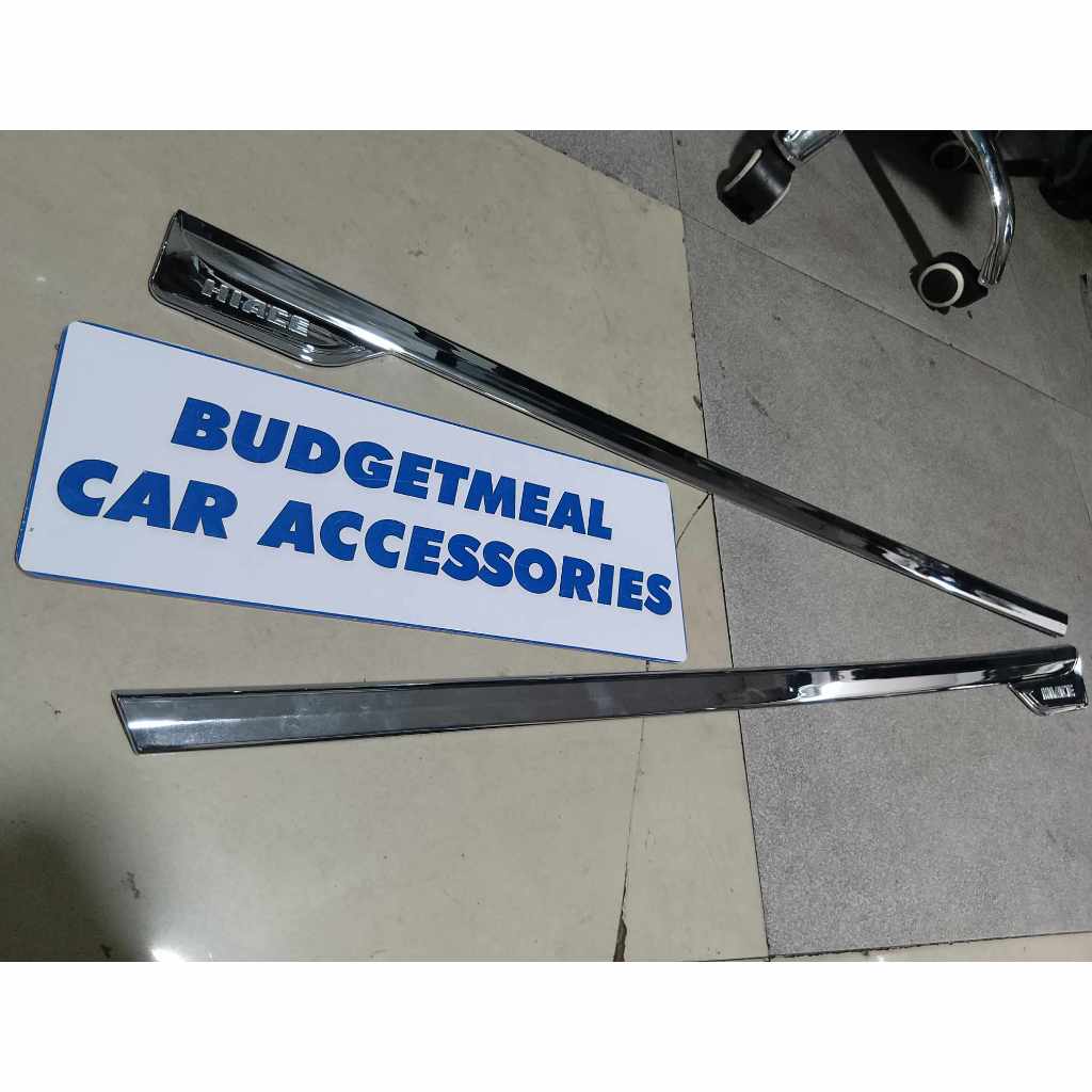 Window Chrome Trim Toyota Hiace Commuter Hi ace 2014 to 2023 | Shopee ...