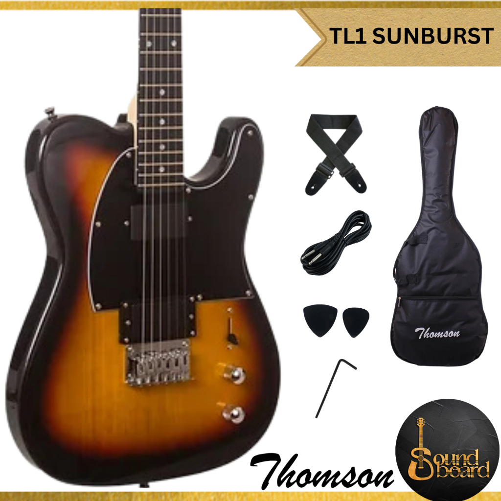 Thomson TL1 Telecaster Electric Guitar Double Humbacker | Shopee ...