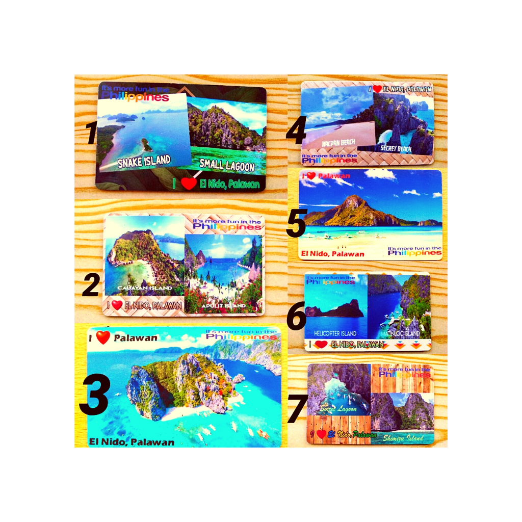 EL NIDO , CORON PALAWAN DESIGN RUBBER REF MAGNET | Shopee Philippines
