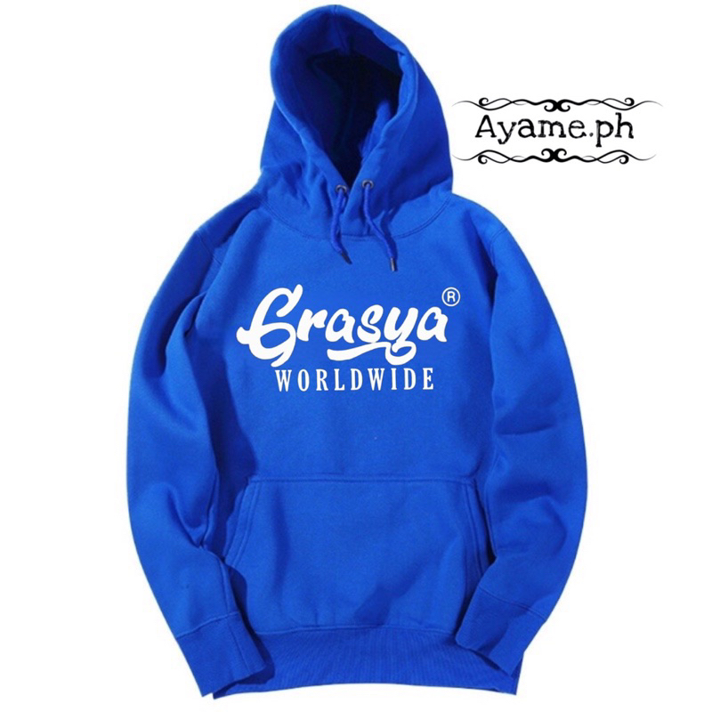 Grasya Hoodie jacket unisex men and women awathetics cotton | Shopee ...