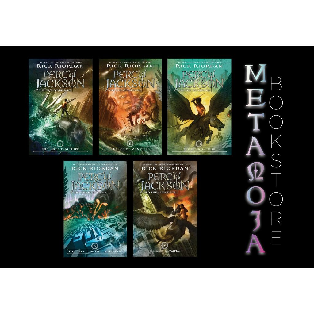 PERCY JACKSON & THE OLYMPIANS SET BY RICK RIORDAN | Shopee Philippines