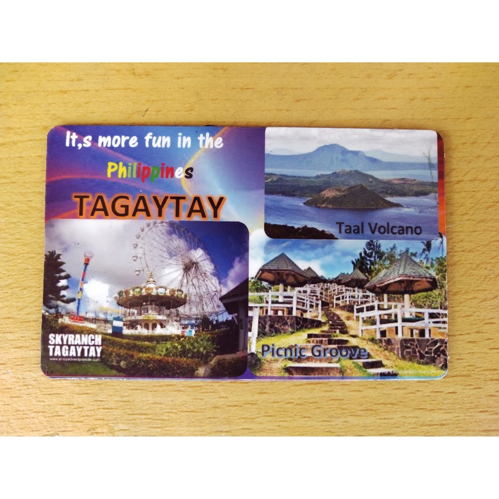 TAGAYTAY DESIGN RUBBER REF MAGNET | Shopee Philippines