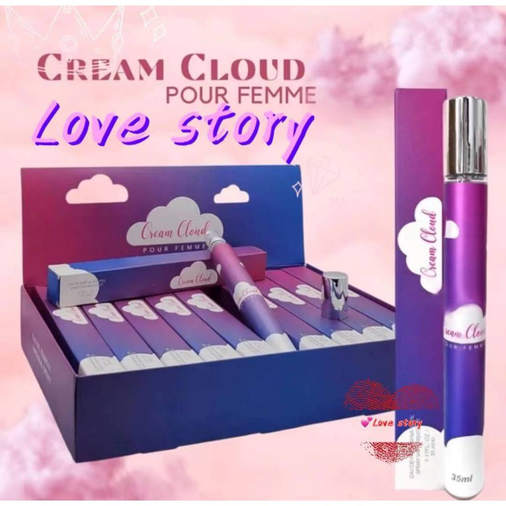 Love Story Cream Cloud/Pure Cloud/Soft Cloud POUR FEMME 35ml | Shopee ...