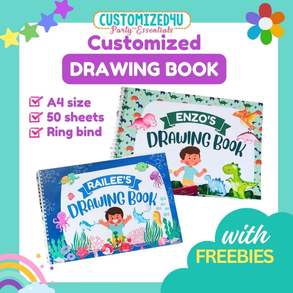Customized Drawing Book Painting Art Sketchbook For Kids Kinder ...