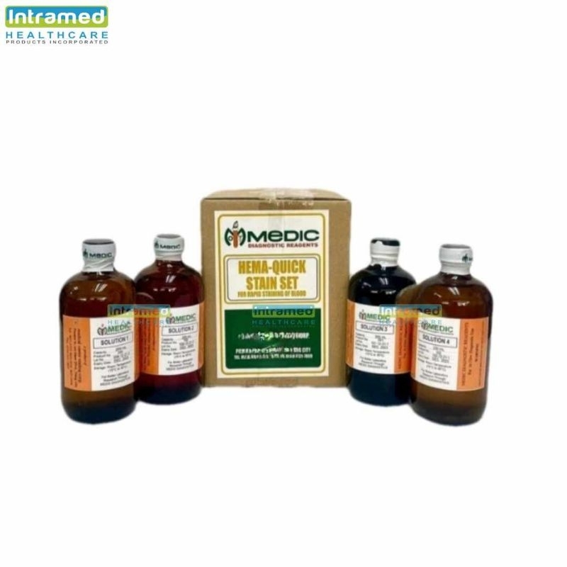 Hema-Quick Stain Set 500T, MEDIC | Shopee Philippines