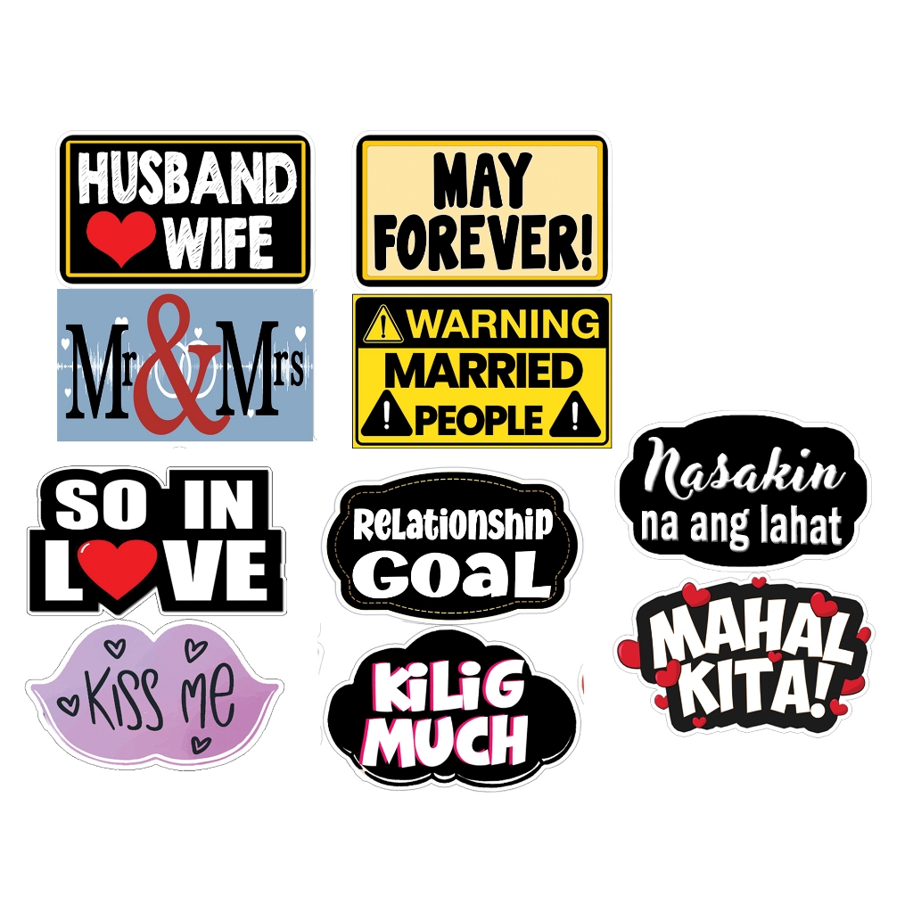 May forever hugot Photobooth Props in 1.5 mm sintraboard | Shopee ...