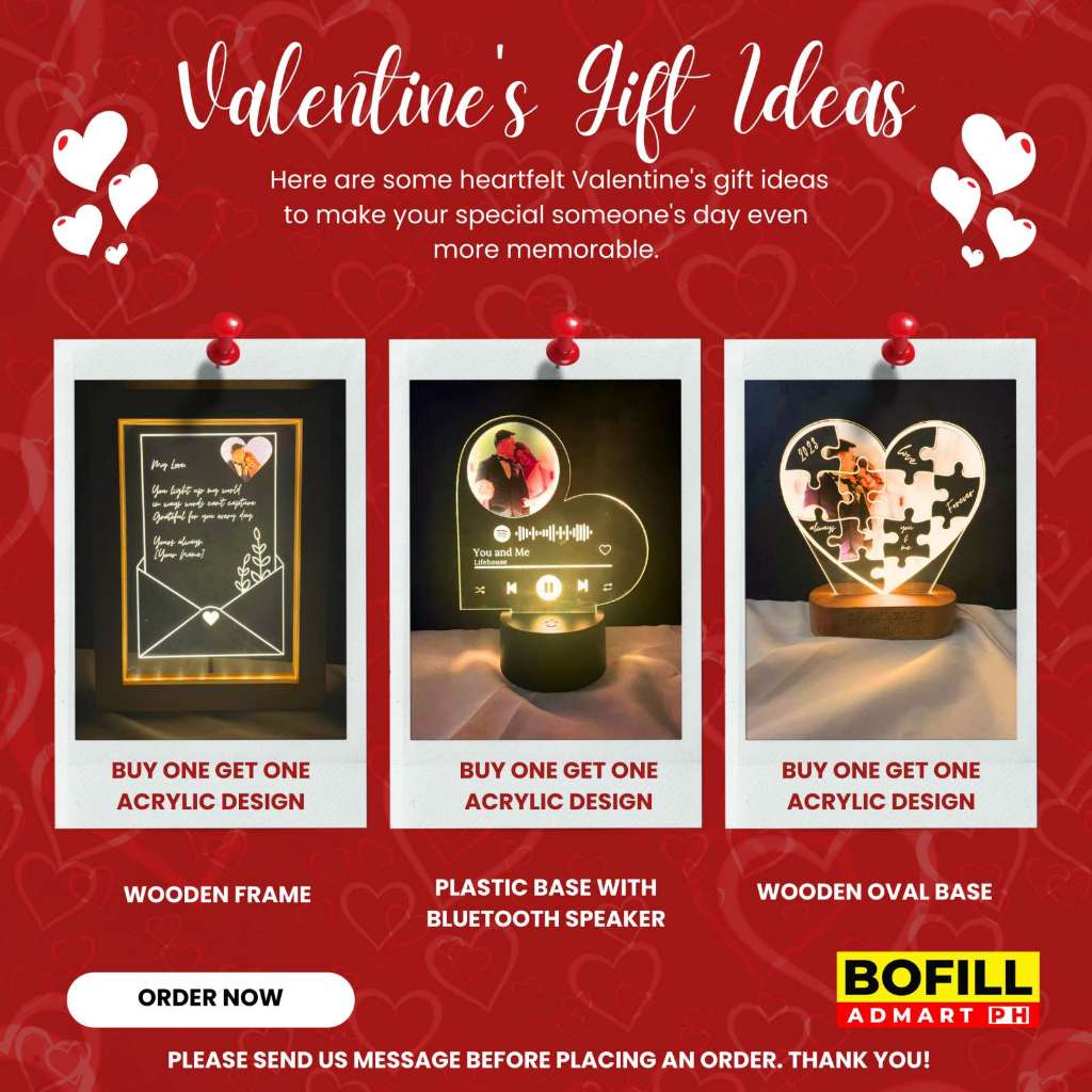 ACRYLIC LAMP BASE GIFT IDEAS / PERFECT FOR VALENTINE'S / BUY 1 GET 1 ...