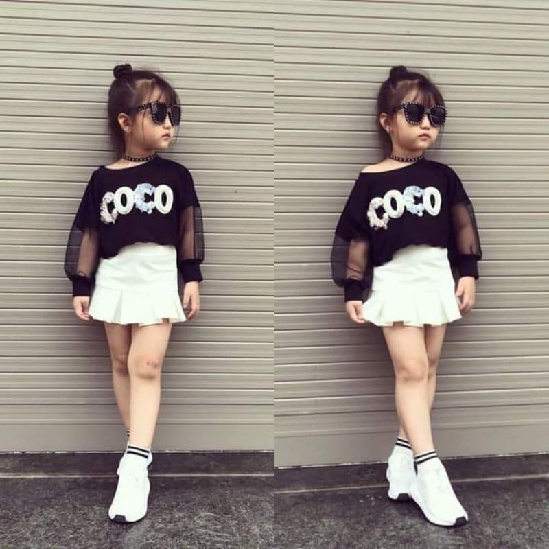 Korean Mini Pleated Plain Skirt Palda for Kids Girls Dresses | Shopee ...