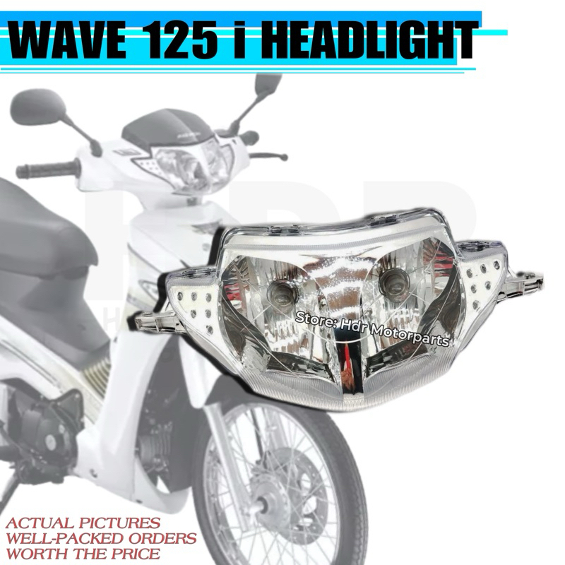 HDR HONDA WAVE125 i / WAVE 125 I HEADLIGHT / HEAD LAMP ( SET ...