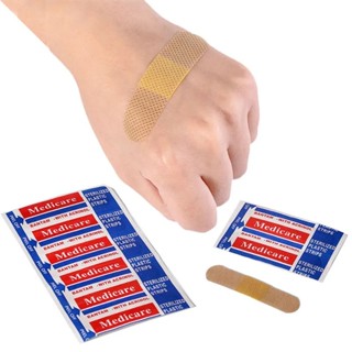 100pcs/box Medical Plaster Strips Adhesive Antiseptic Bandage Band Aid ...