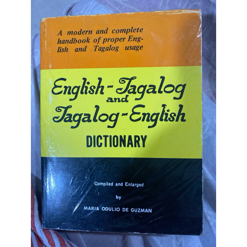 English Tagalog and Tagalog English Dictionary | Shopee Philippines