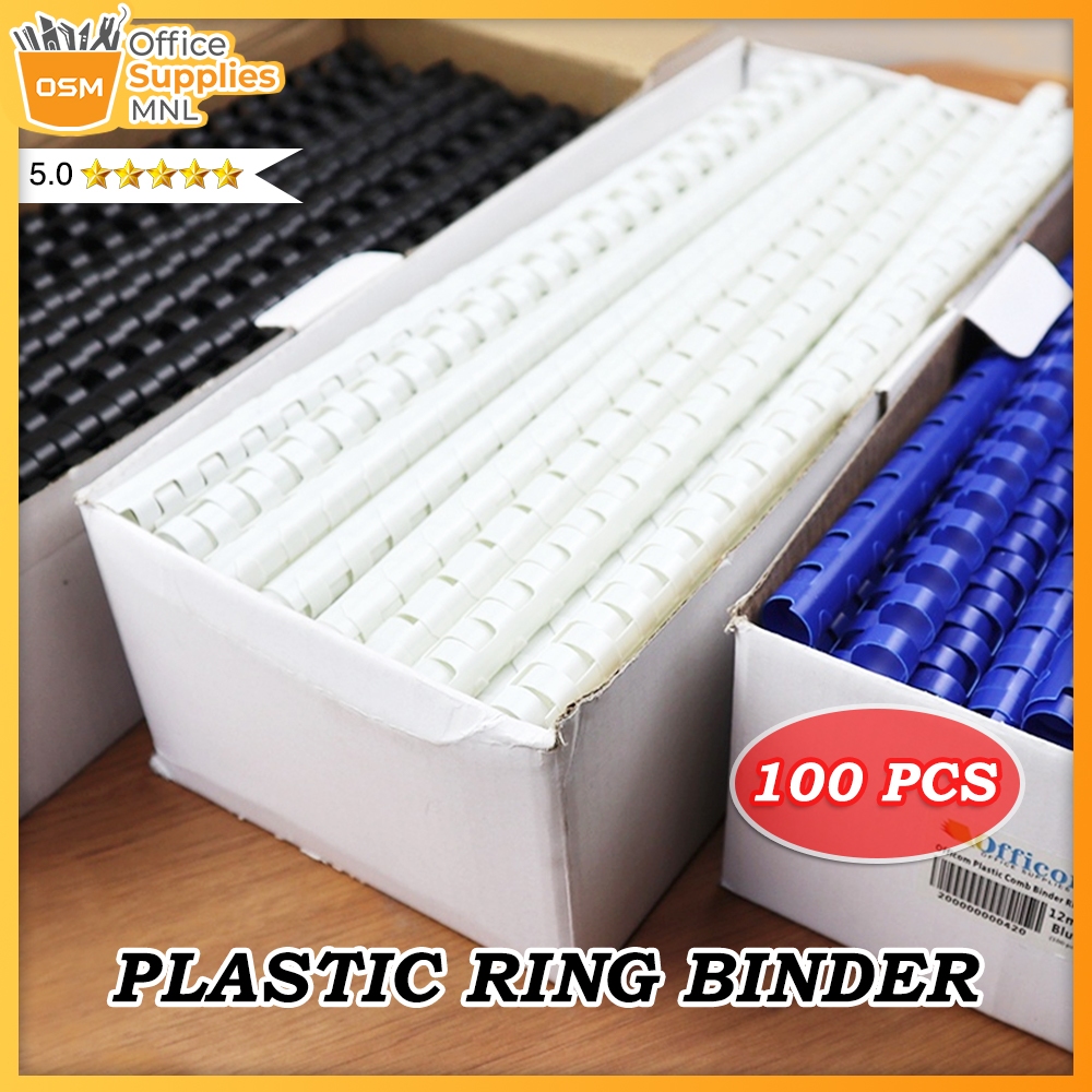 100pcs Plastic Ring Binder Legal Size 2:1 Pitch 25 - 120 Sheets ... 100pcs Plastic Ring Binder Legal Size 2:1 Pitch 25 - 120 Sheets ...