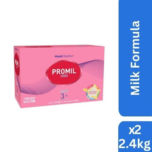 PROMIL FOUR Powdered Milk Drink for Over 3 Years Old 2.4kg Bundle of 2 ...