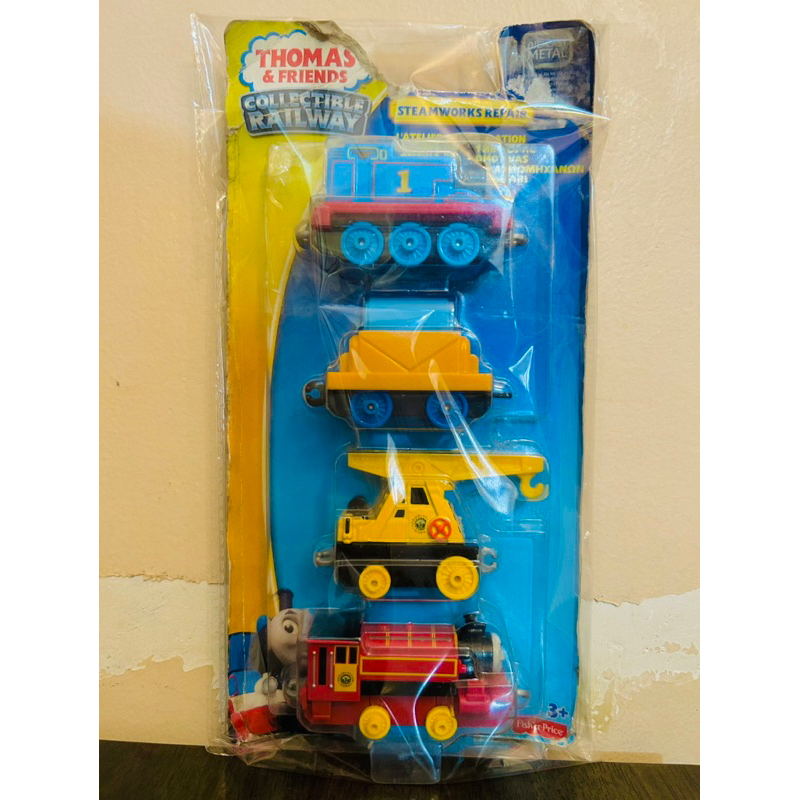 Thomas Fisher Price Collectible Railway Steamworks Repair Train Set ...
