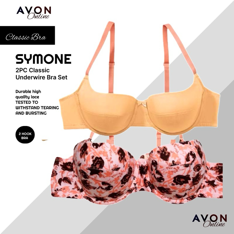 Avon Lilian Underwire Classic 2pc Bra Set( D Alanna, Celia, Noelle ...