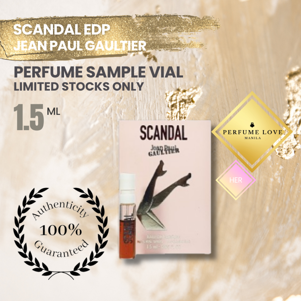 PERFUME SAMPLE VIAL 1.5ml Scandal EDP | Shopee Philippines