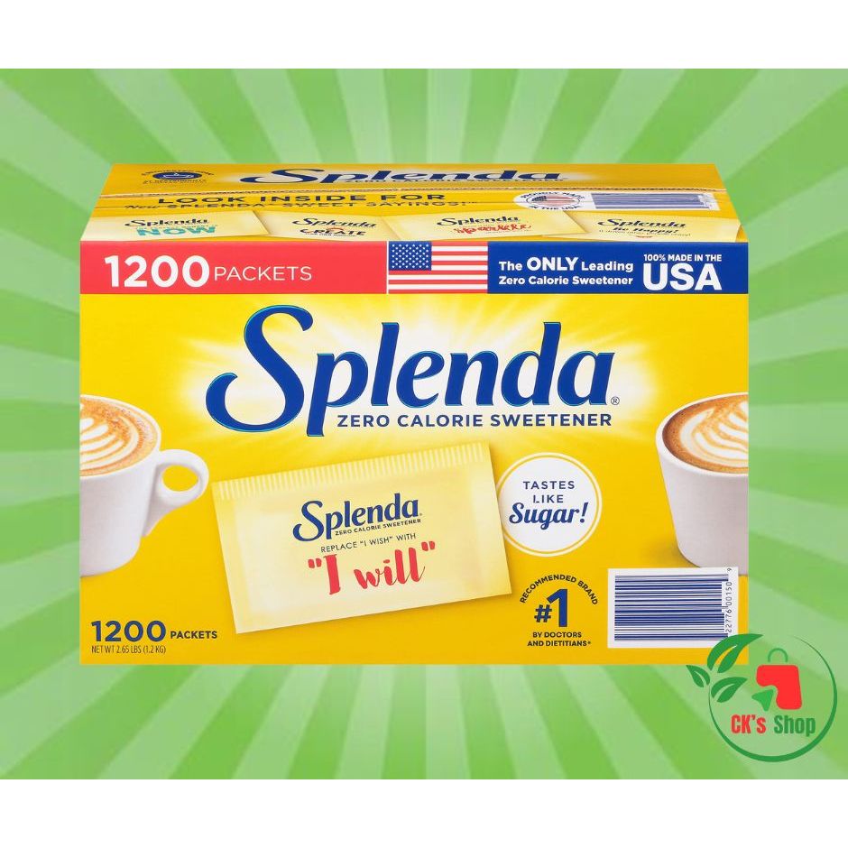 Original US Made Splenda Zero Calorie Sweetener Packets | Shopee ...