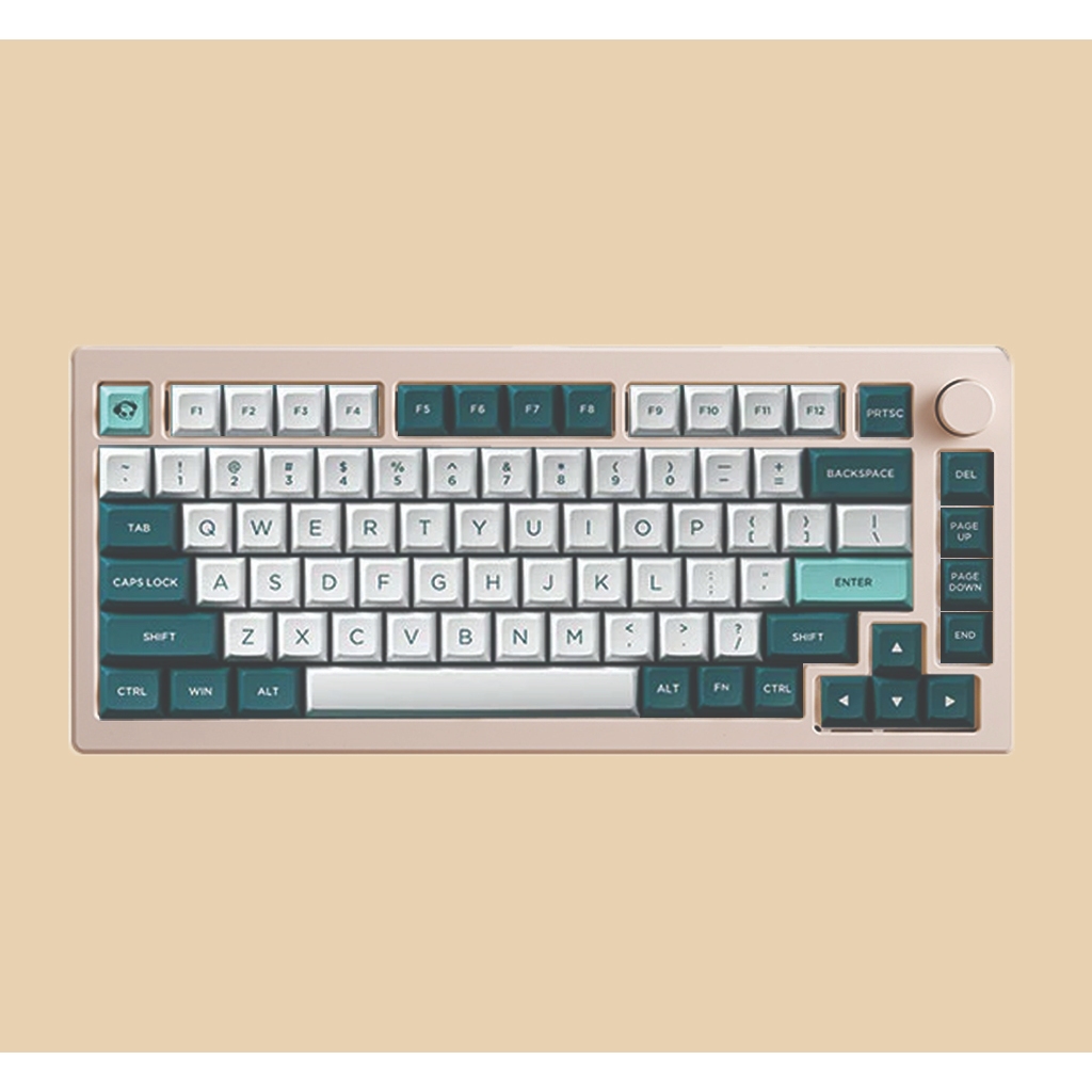 AKKO MOD007B-HE CREAM WHITE + CREAM YELLOW MAGNETIC SWITCH PREBUILT ...