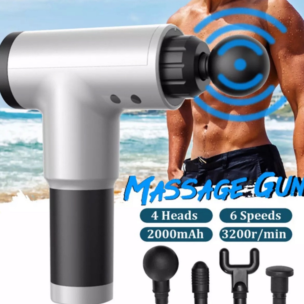MASSAGE GUN MUSCLE RELAXATION MASSAGER VIBRATION FASCIAL GUN FITNESS ...