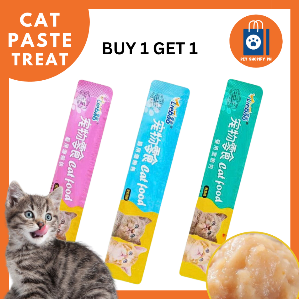 Liebao Cat Paste Treats Cat Treats Chicken COD and Tuna Flavor 15g (BUY 1 TAKE 1) | Shopee ...