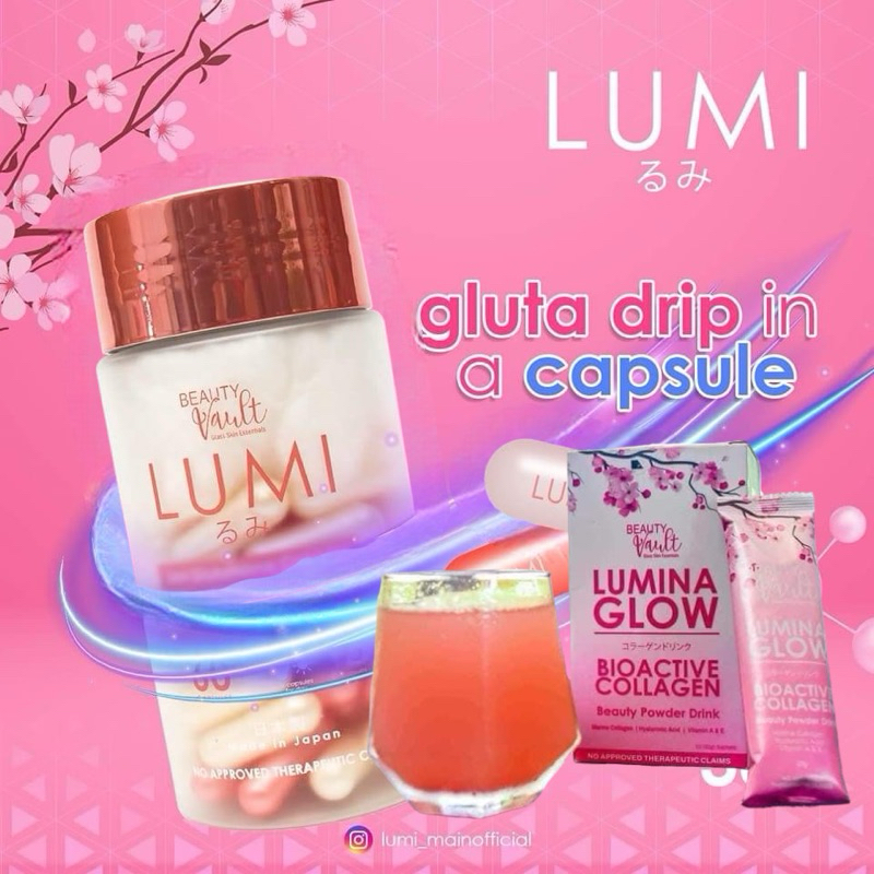 Lumina Glow Bioactive Collagen Lumi Capsule | Shopee Philippines