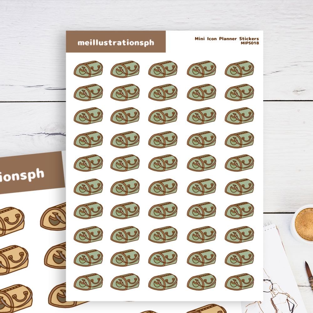 Travel Bag Mini Icon Sticker | Travel Sticker | Journal and Planner ...