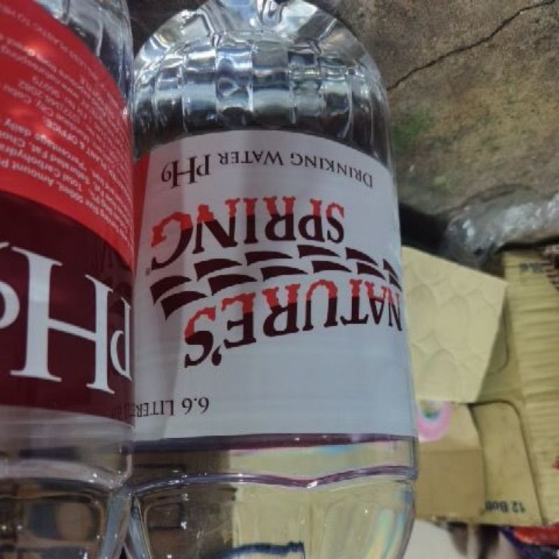 Nature's Spring pH9 Alkaline Drinking Water 6.6L | Shopee Philippines