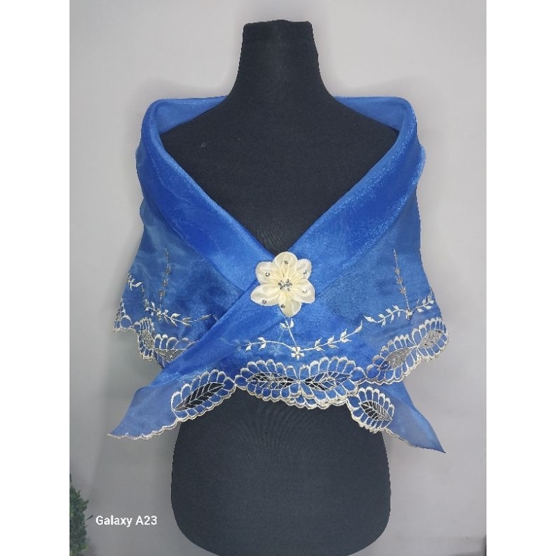 ALAMPAY FILIPINIANA LEAF DESIGN (EMBROIDERED WITH FREE BROOCH INCLUDED ...
