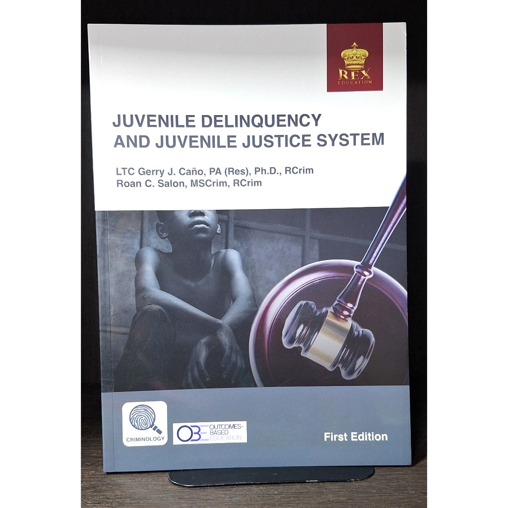 Juvenile Delinquency and Juvenile Justice System by Caño C2024 | Shopee ...