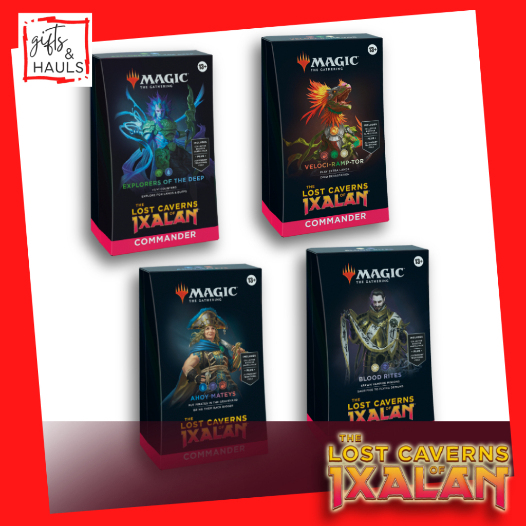 MTG Commander Deck LCI - Veloci-ramp-tor, Blood Rites, Explorers of The ...