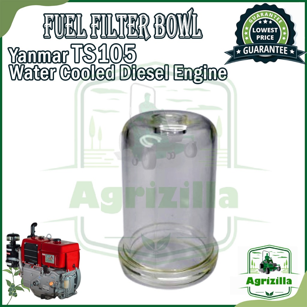 Fuel Filter Bowl Yanmar TS105 NS10 TS130 SS90 NS90 Water Cooled Diesel ...