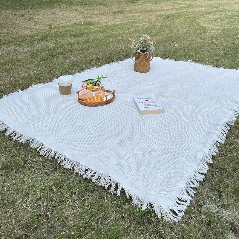 FAMILIFE 1pc Picnic Throw Blankets Simple Outdoor Picnic Mat ...