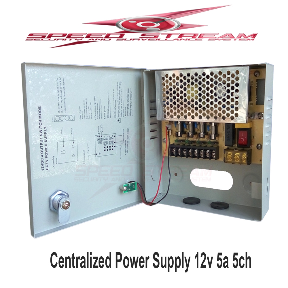 Centralized Power Supply 5 Channel 12v 5a CCTV | Shopee Philippines
