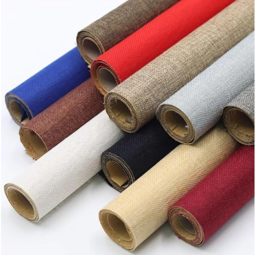 QJOQ.ph (48cmx5yards) Flower colored linen roll retro floral diy ...