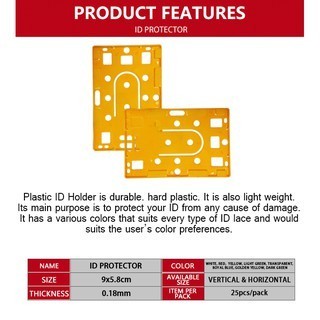 Ordinary ID Card Holder / Jacket (25 pcs per set) | Shopee Philippines