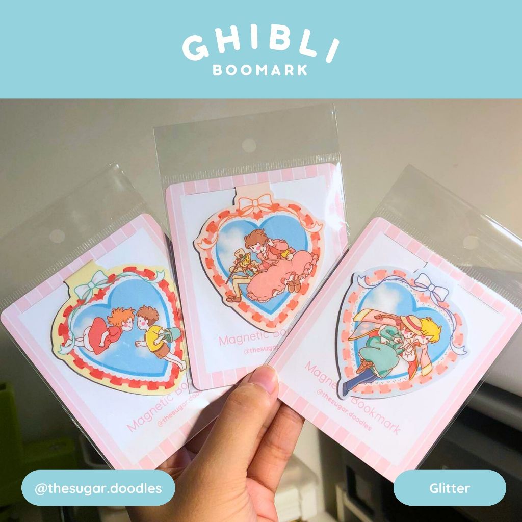 Ghibli Heart Magnetic Bookmark | Shopee Philippines